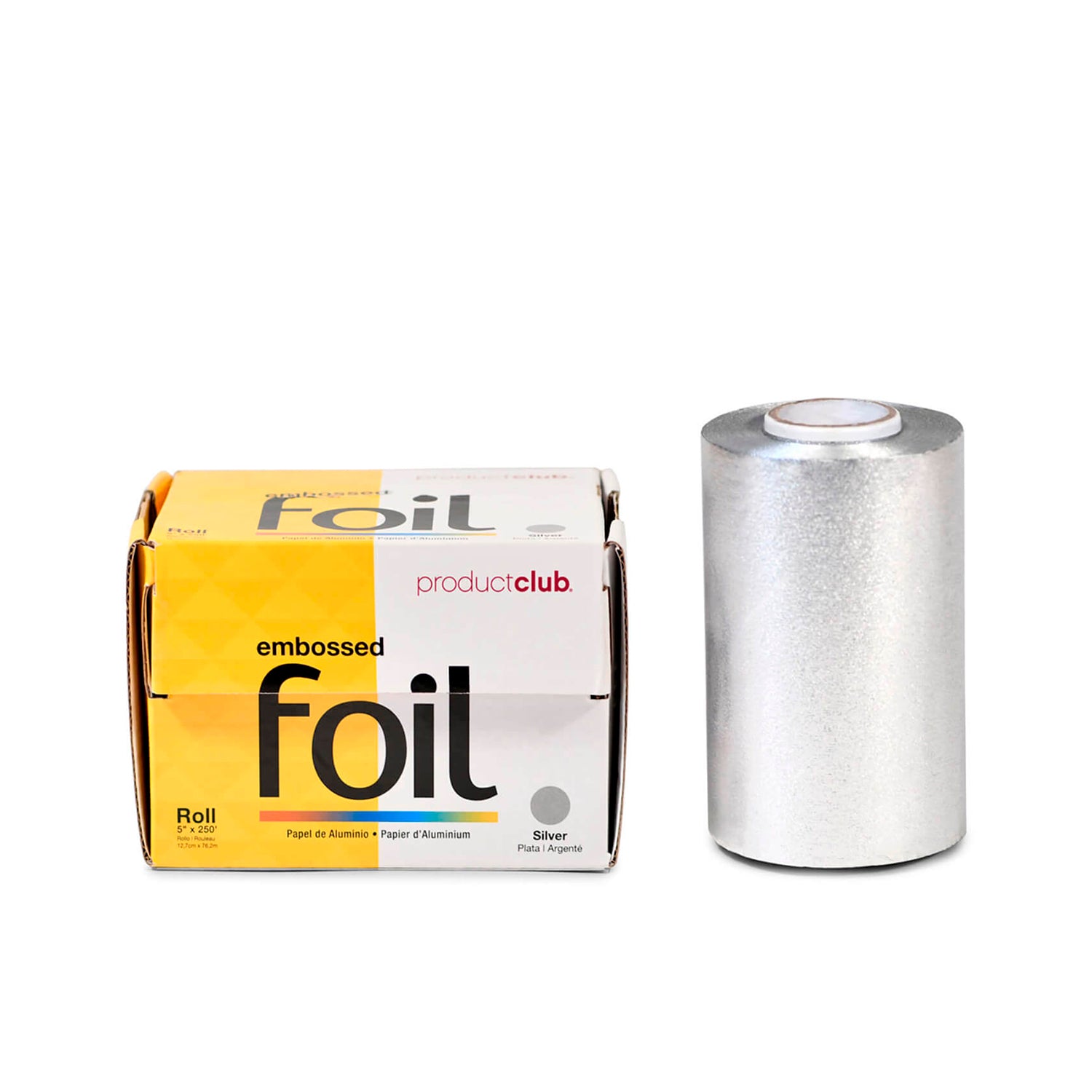 Product Club 5" x 250' Embossed Foil Roll - Silver – Reliable Beauty Supply